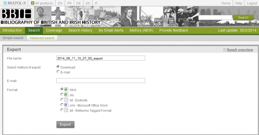 BBIH and History Day - On History