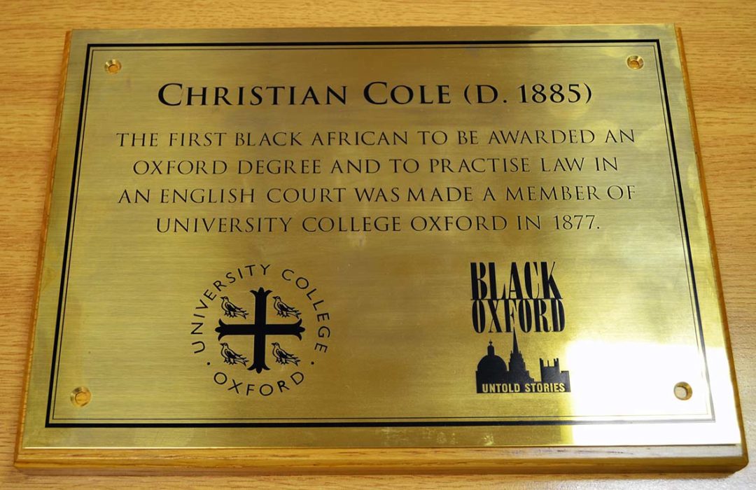 The Re-Imagining of Christian Frederick Cole - On History